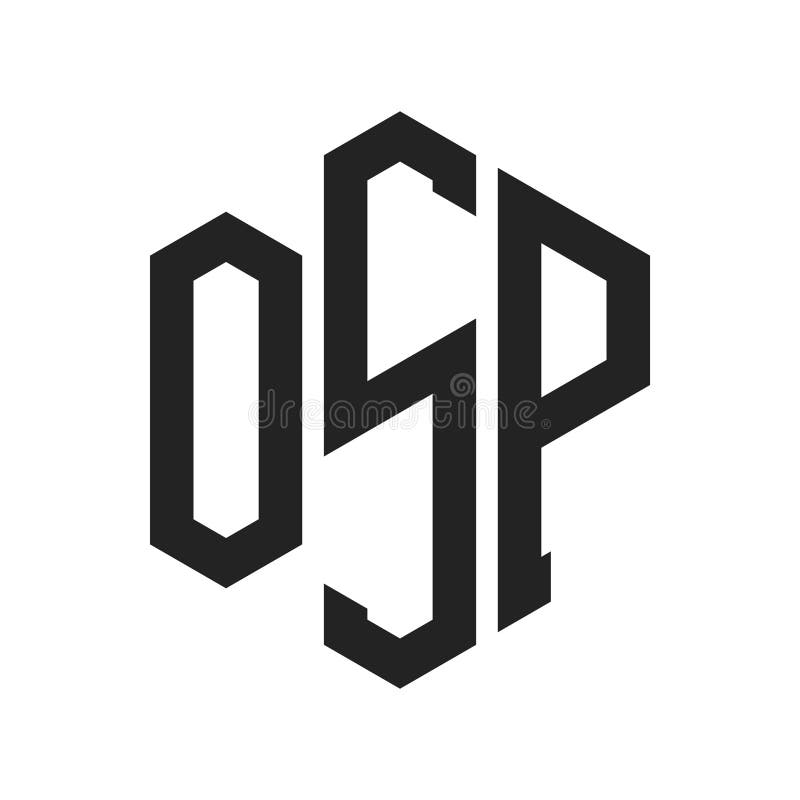 OSP Logo Design. Initial Letter OSP Monogram Logo Using Hexagon Shape ...