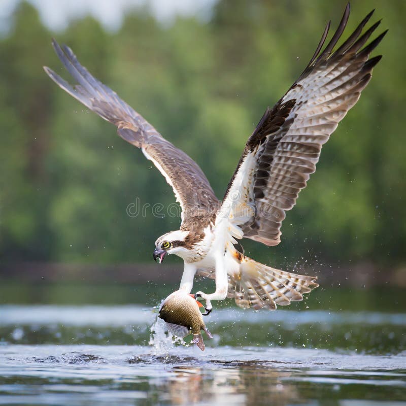 Osprey Carrying Stock Illustrations – 28 Osprey Carrying Stock ...