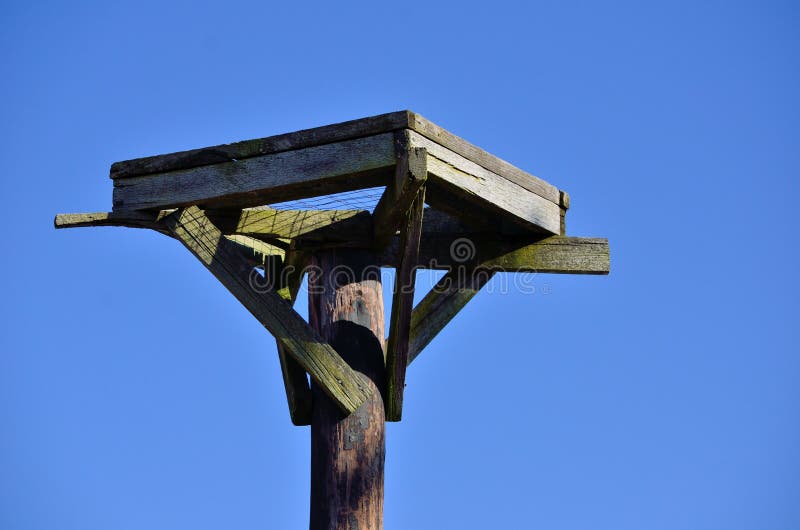 Osprey Nest Platform stock photo. Image of birdwatching - 23596950