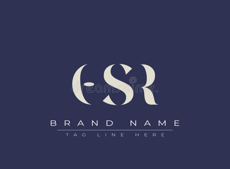 OSR Abstract Letter Logo Design Stock Vector - Illustration of logotype ...