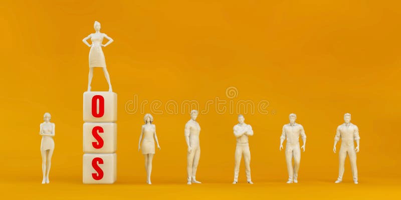 OSS Operations Support System Stock Illustration - Illustration of ...