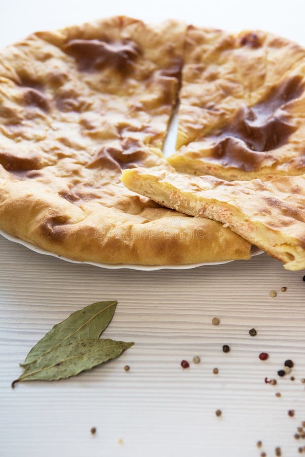 Ossetian baked pie stock image. Image of cooked, healthy - 86535893