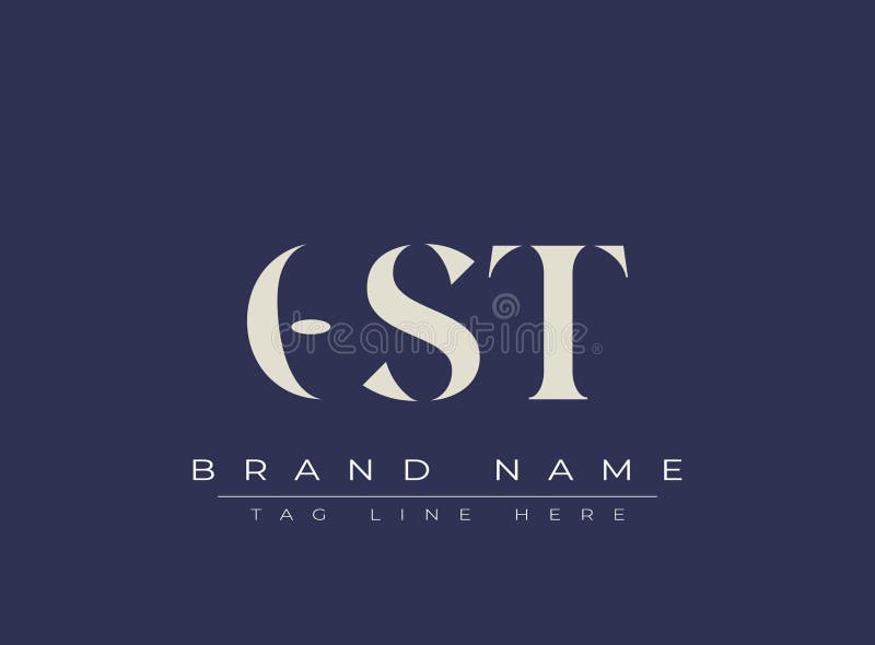 OST Abstract Letter Logo Design Stock Vector - Illustration of concept ...