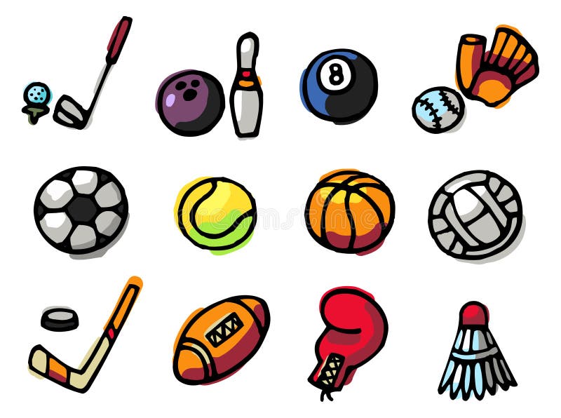 Ostenta ícones ilustração do vetor. Ilustração de cesta - 3343589