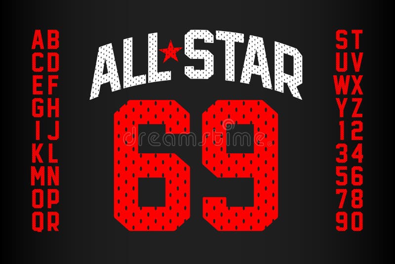 Ostenta a Fonte Uniforme Do Estilo Ilustração do Vetor - Ilustração de ...