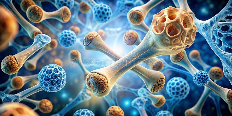 Bone Cell, Known As an Osteocyte Stock Photo - Image of calcium ...