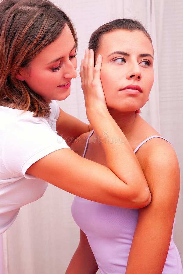 Osteopathic Technical Evaluation for Cervical Spine Stock Image - Image ...