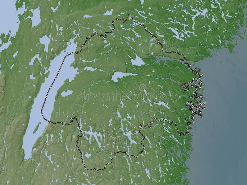 Ostergotland, Sweden. Wiki. No Legend Stock Illustration - Illustration ...