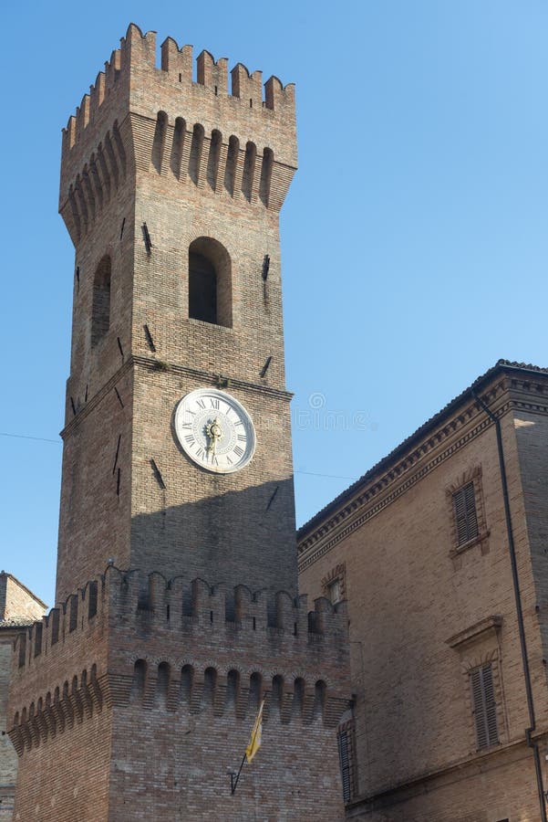 Marche Di Ostra, Italia Alla Mattina Fotografia Stock - Immagine di ...