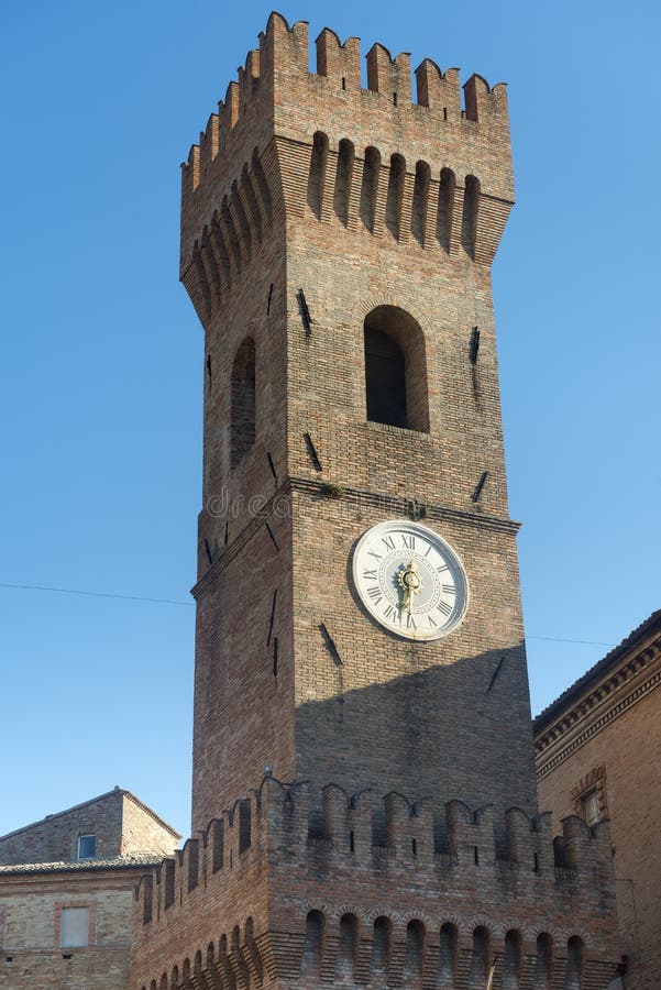 Ostra (Marches, Italy) stock photo. Image of palace, italian - 47740702