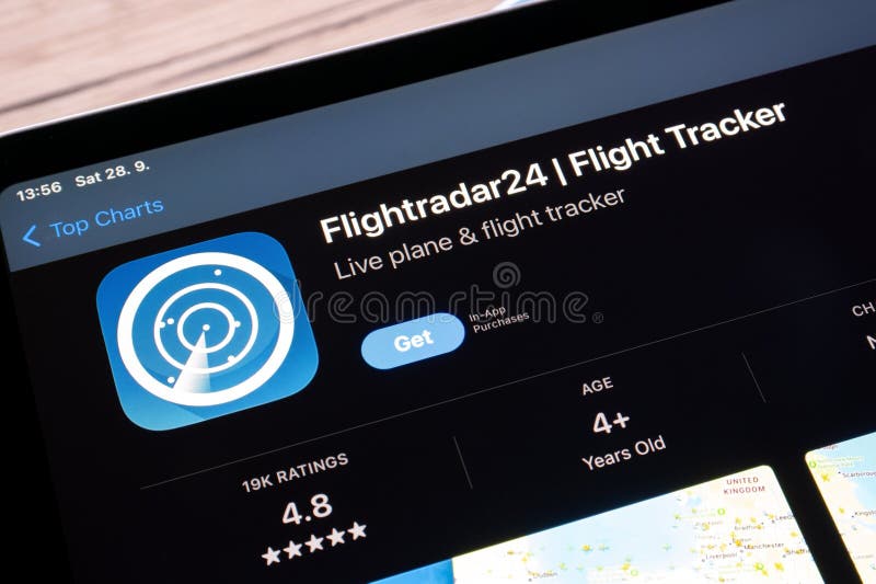 App Store with FlightRadar24 Flight Tracker Mobile Application ...