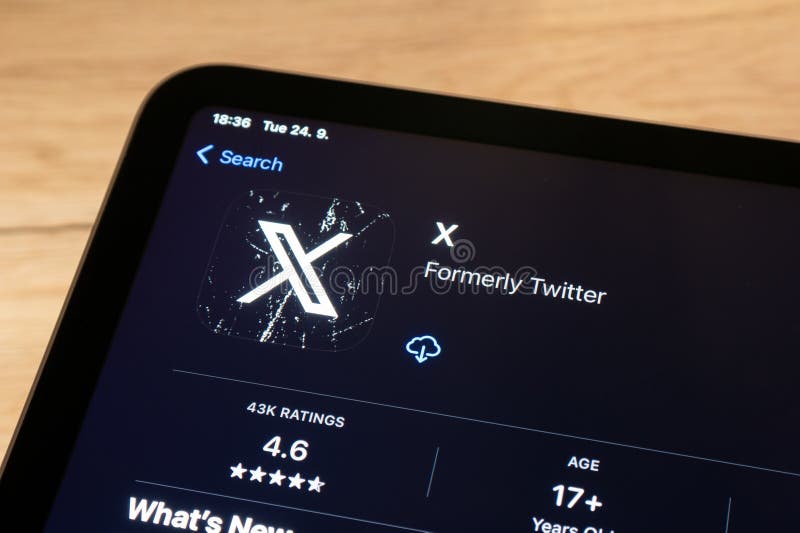 App Store with X (Twitter) Mobile Application To Be Installed on ...