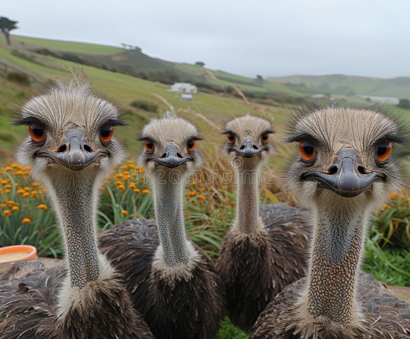 Ostrich are the Largest Flightless Birds Stock Photo - Image of beak ...