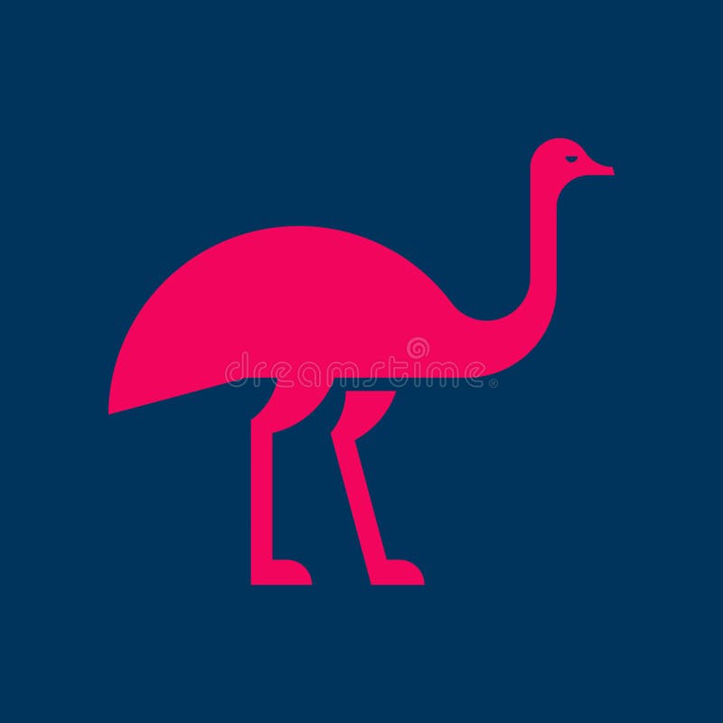 Ostrich Logo stock vector. Illustration of safari, africa - 259982814