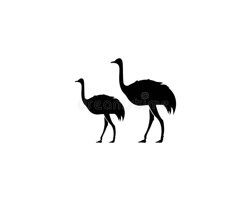 Ostrich logo vector stock vector. Illustration of wild - 137077225
