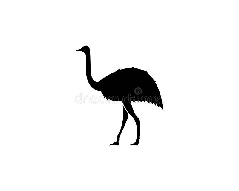 Ostrich logo vector stock vector. Illustration of farm - 137077235