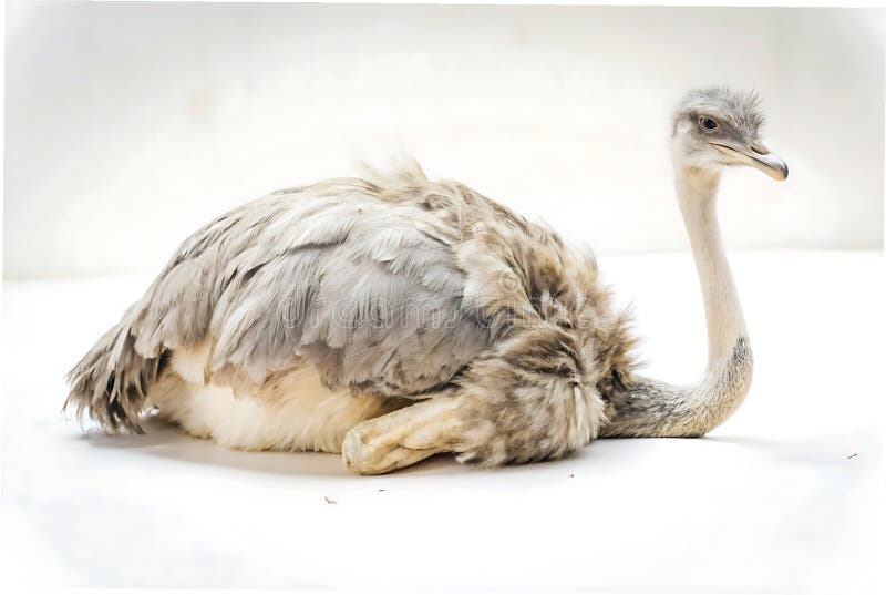 Ostrich white background stock image. Image of wildlife - 333751655