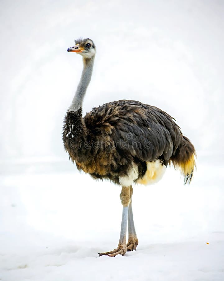 Ostrich white background stock image. Image of wildlife - 333752905