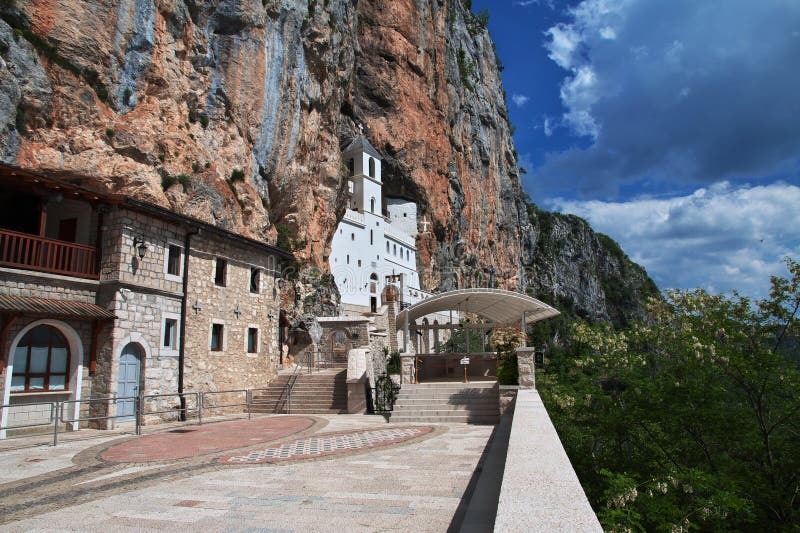 Ostrog Ancient Orthodox Monastery in Montenegro Editorial Photo - Image ...