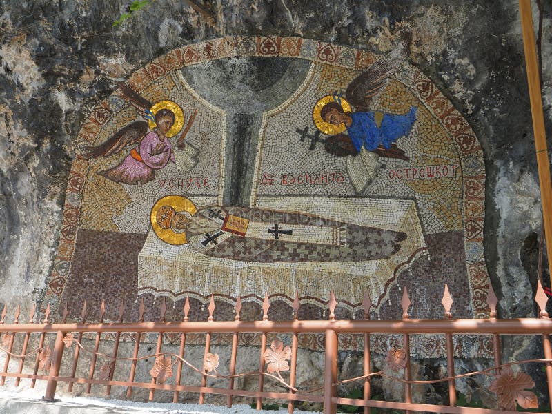 Upper Ostrog Monastery in Montenegro Editorial Photography - Image of ...