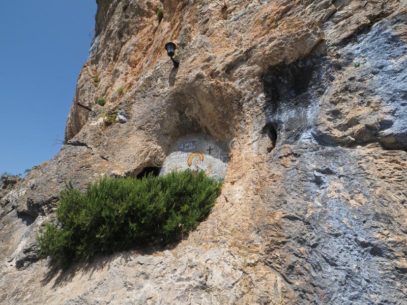 Upper Ostrog Monastery in Montenegro Editorial Stock Image - Image of ...