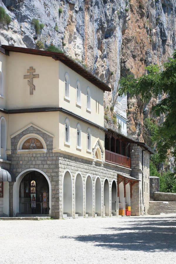 Ostrog Orthodox Monastery, Montenegro Stock Image - Image of southern ...
