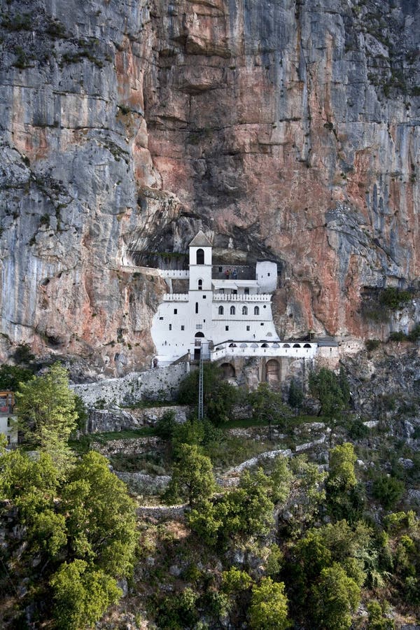 Ostrog ortodox monastery. stock image. Image of church - 32065915