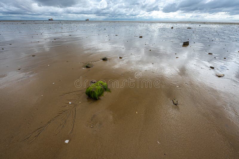 Oststrand on Sylt stock image. Image of insular, sunset - 232590755
