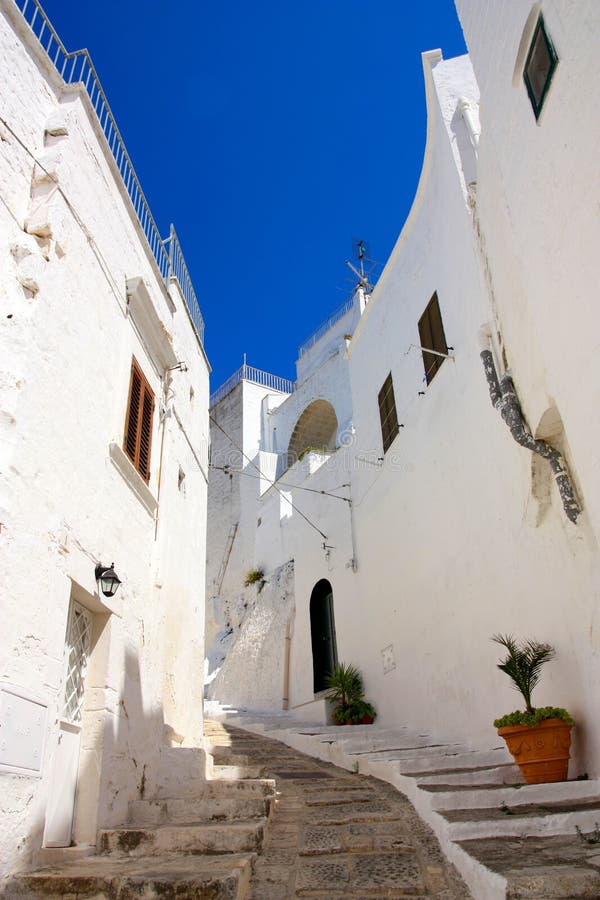 Ostuni, Apulia, Italy stock photo. Image of picturesque - 6193938