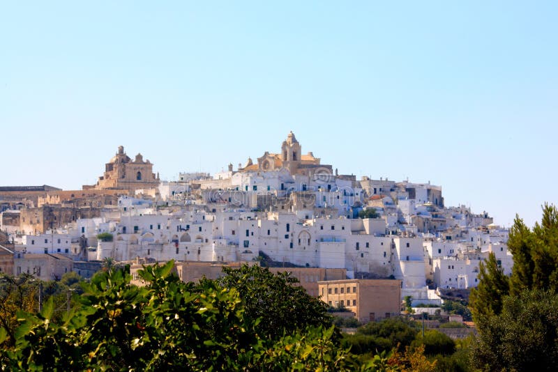 Ostuni, Apulia, Italy stock photo. Image of picturesque - 6193938