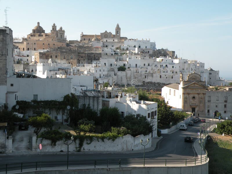 Ostuni stock image. Image of castle, monopoli, abitazione - 86234401