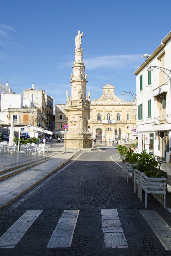 Ostuni city center editorial photo. Image of building - 225657331