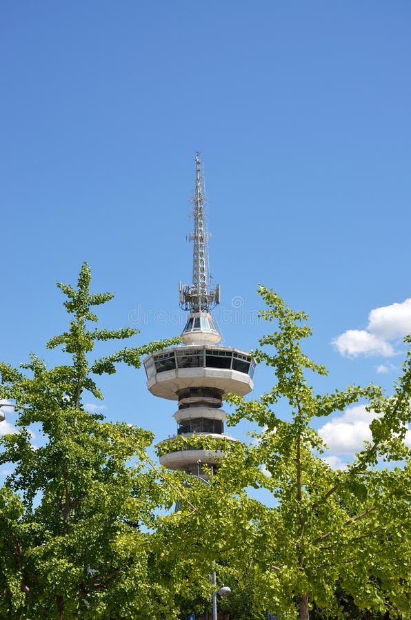 OTE tower in Thessaloniki editorial photography. Image of thessaloniki ...