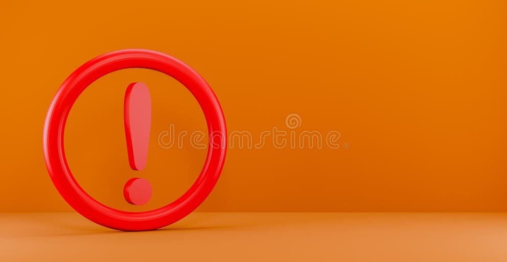 Other Hazards, Warning Sign in 3D, 3D Work and 3D Image Stock ...