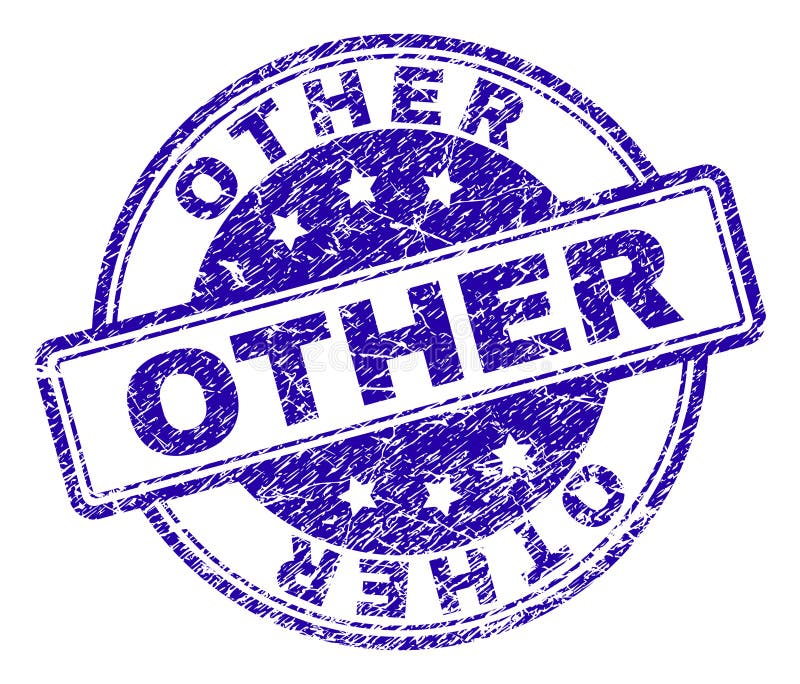 Grunge Textured OTHER Stamp Seal Stock Vector - Illustration of grainy ...