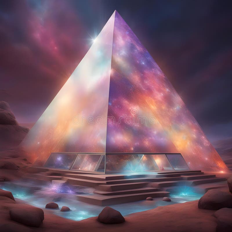 Crystalline Pyramid Stock Illustrations – 105 Crystalline Pyramid Stock ...