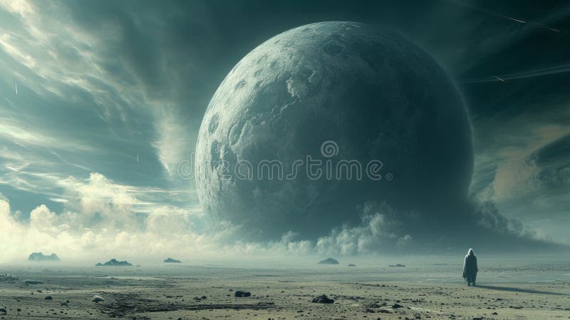 In an Otherworldly Landscape, it Appears As a Visitor from a Distant ...