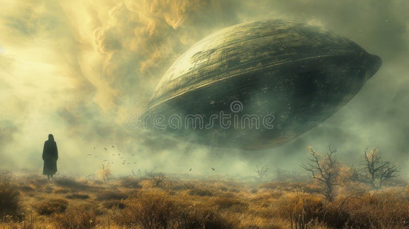 In an Otherworldly Landscape, it Appears As a Visitor from a Distant ...