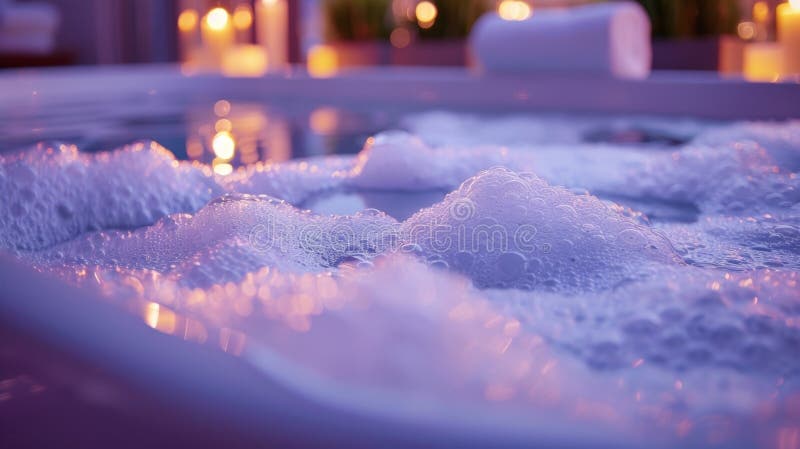 An Otherworldly Spa Treatment with a Bath Filled with Shimmering ...