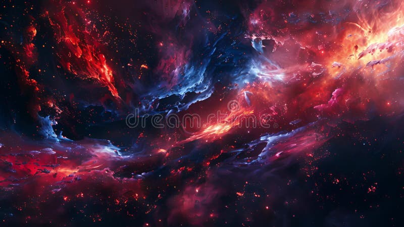 An Otherworldly Space Landscape Featuring Floating Structures ...