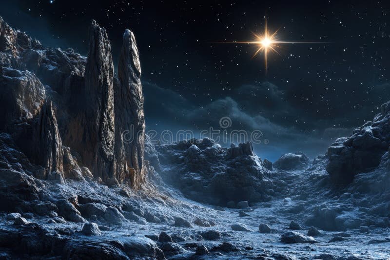 Before Dawn, a Celestial Star Lights Up the Alien Landscape of a ...