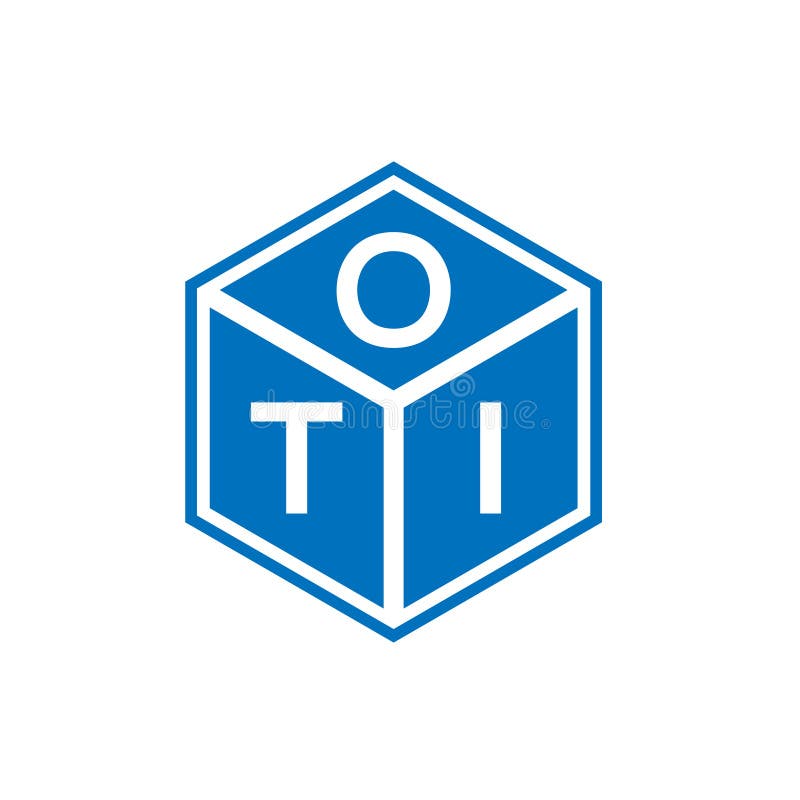 OTI Letter Logo Design on Black Background. OTI Creative Initials ...