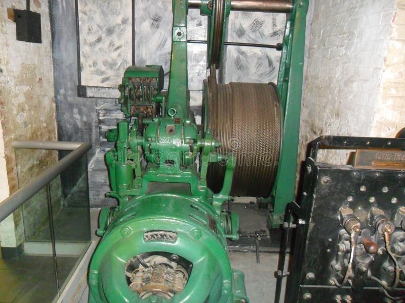 Otis Elevator Mechanical Room and Controller Editorial Stock Image ...