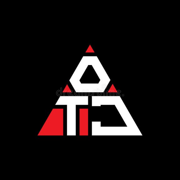 OTI Triangle Letter Logo Design with Triangle Shape. OTI Triangle Logo ...