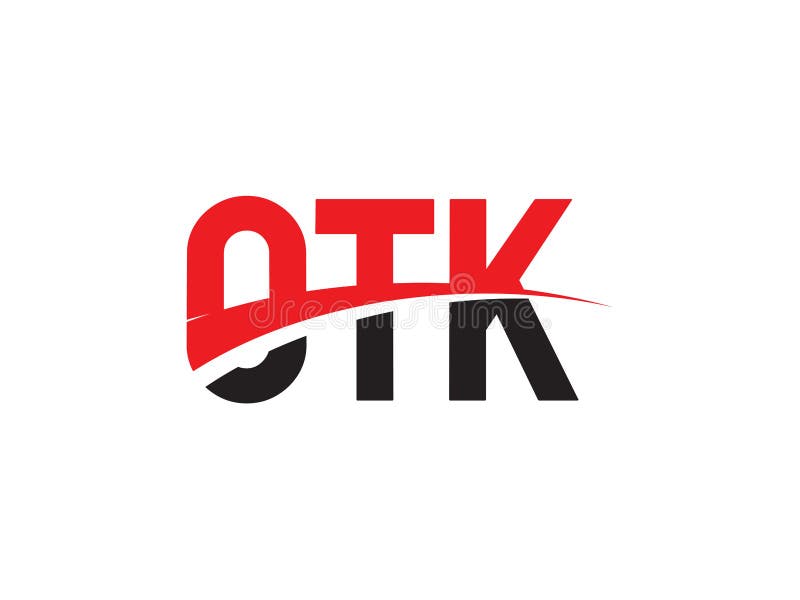 OTK Letter Initial Logo Design Vector Illustration Stock Vector ...