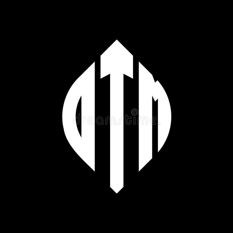 OTM Circle Letter Logo Design with Circle and Ellipse Shape. OTM ...