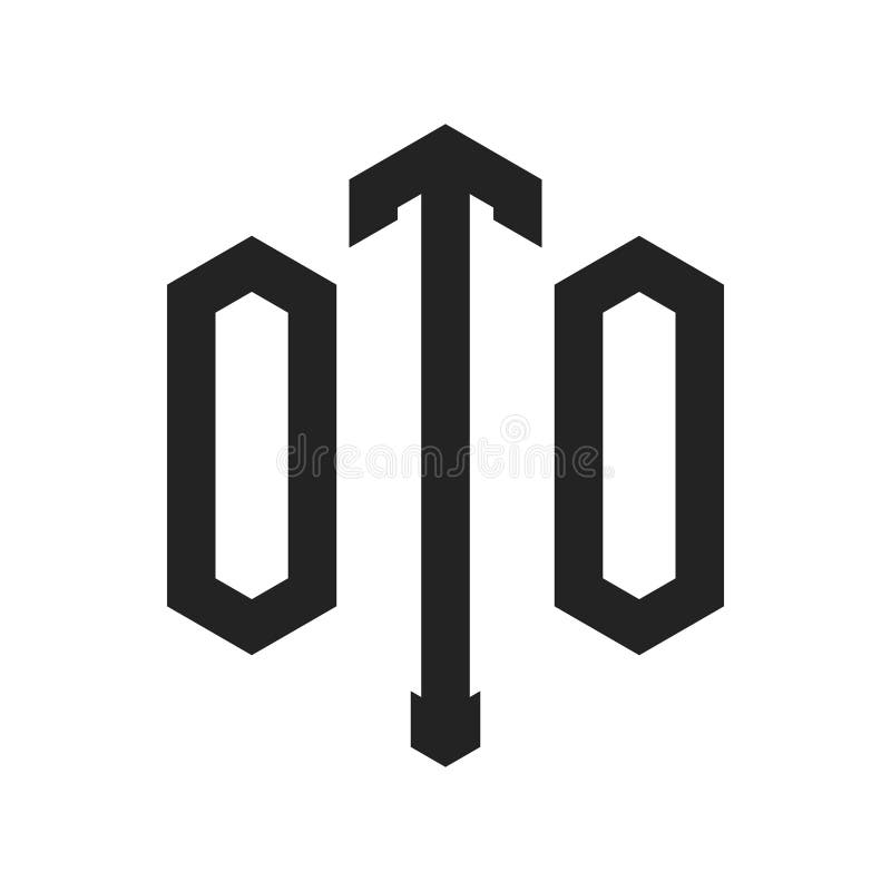 OTO Logo Design. Initial Letter OTO Monogram Logo Using Hexagon Shape ...