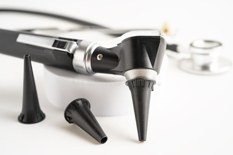 Otoscope for Audiologist or ENT Doctor Use Otoscope Checking Ear and ...