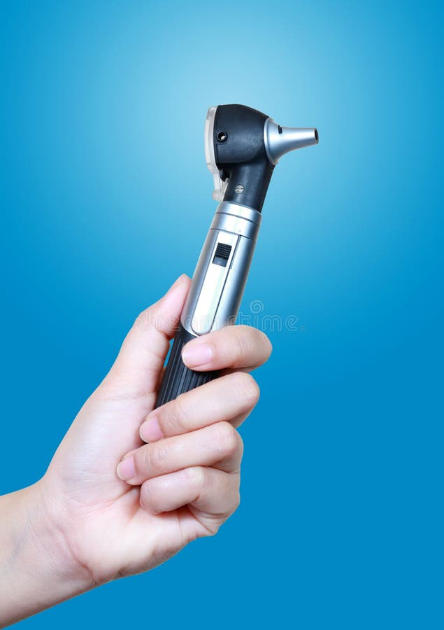 Otoscope and Opthalmoscope Set for Ear Eye Examination Stock Image ...