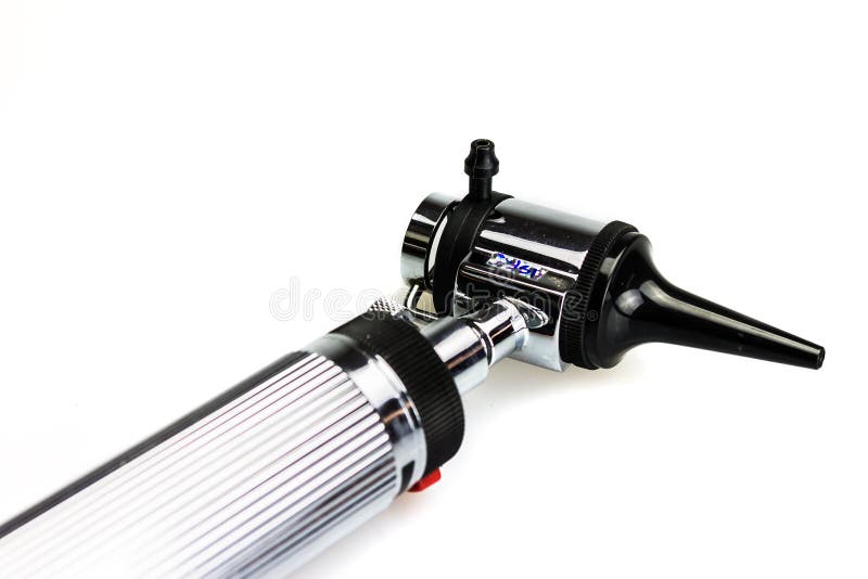 Medical Otoscope Used by ENT Doctor for Ear Examination. Stock Photo ...